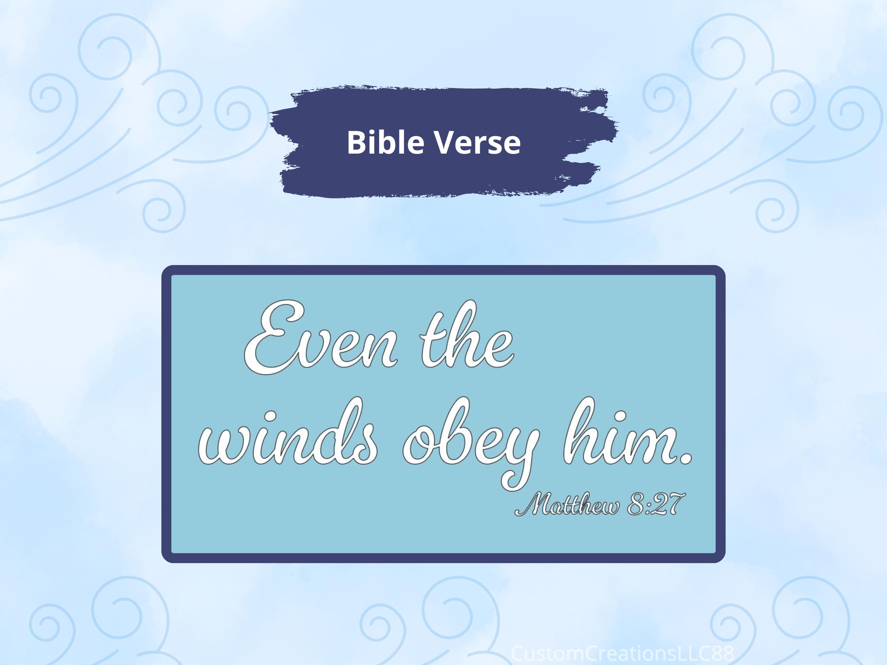Even the Winds Obey Him Bulletin Board Kit/spring Bright Kites Clouds ...