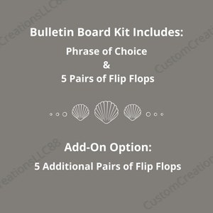 Bright Summer Flip Flop Bulletin Board Kit / VBS/ New School Year/ Flip ...