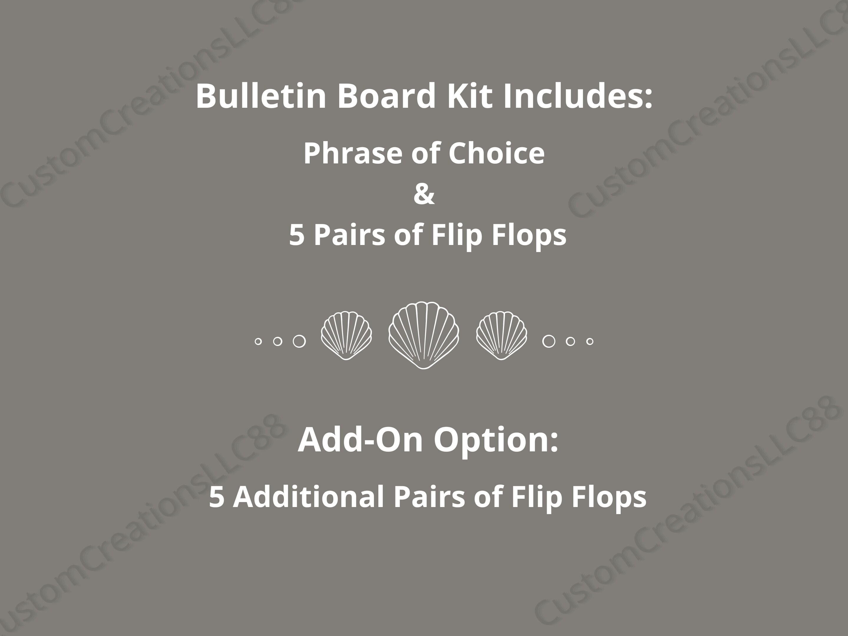 Bright Summer Flip Flop Bulletin Board Kit / VBS/ New School Year/ Flip ...