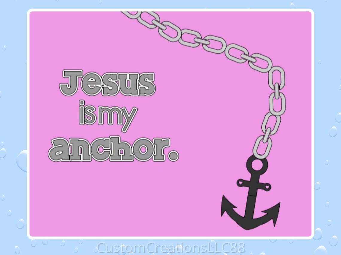 Jesus is My Anchor Bulletin Board Kit /anchors Away for a Great Year ...