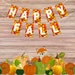 Happy Fall Printable Banner / Seasonal Autumn Leaves / Full Room Door ...