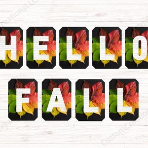 Hello Fall Printable Bulletin Board Kit / Pumpkins Animals / Seasonal ...