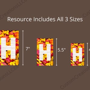 Happy Fall Printable Banner / Seasonal Autumn Leaves / Full Room Door ...