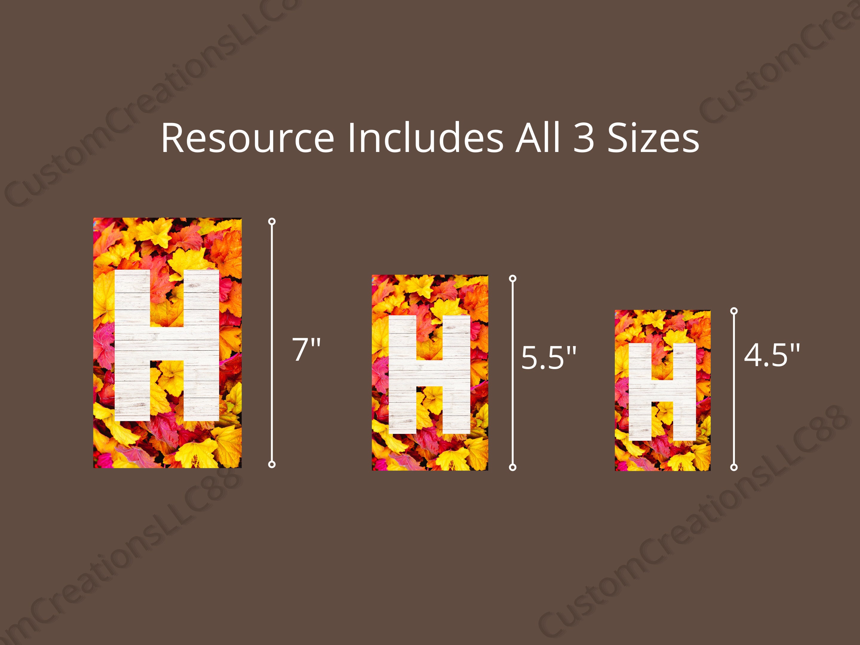 Happy Fall Printable Banner / Seasonal Autumn Leaves / Full Room Door ...