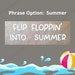 Bright Summer Flip Flop Bulletin Board Kit / VBS/ New School Year/ Flip ...