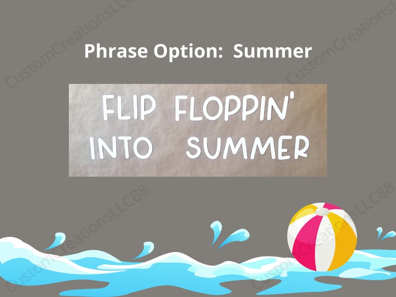 Bright Summer Flip Flop Bulletin Board Kit / VBS/ New School Year/ Flip ...