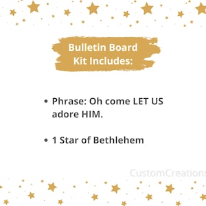 Oh Come Let Us Adore Him Bulletin Board Kit / School Church Office ...