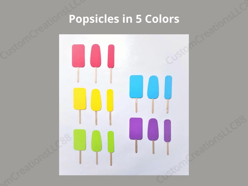 Bright Fun Summer Anything is Popsicle This Bunch Bulletin Board Kit ...