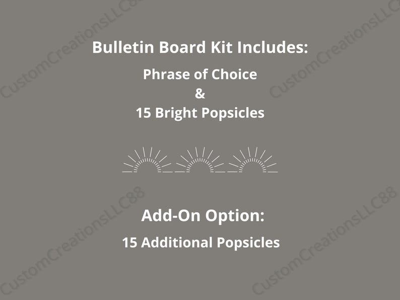 Bright Fun Summer Anything is Popsicle This Bunch Bulletin Board Kit ...