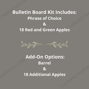 Fall Apple Bulletin Board Kit / Apple God's Eye / Custom Autumn ...