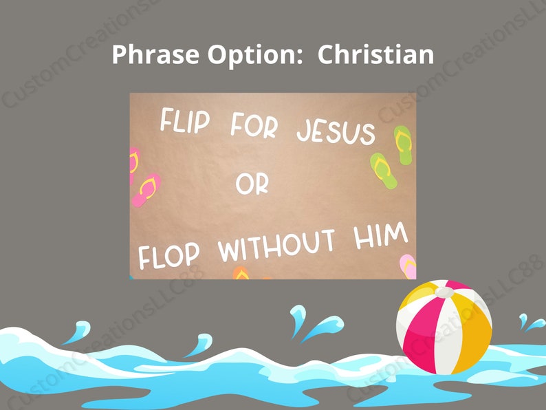 Bright Summer Flip Flop Bulletin Board Kit / VBS/ New School Year/ Flip ...