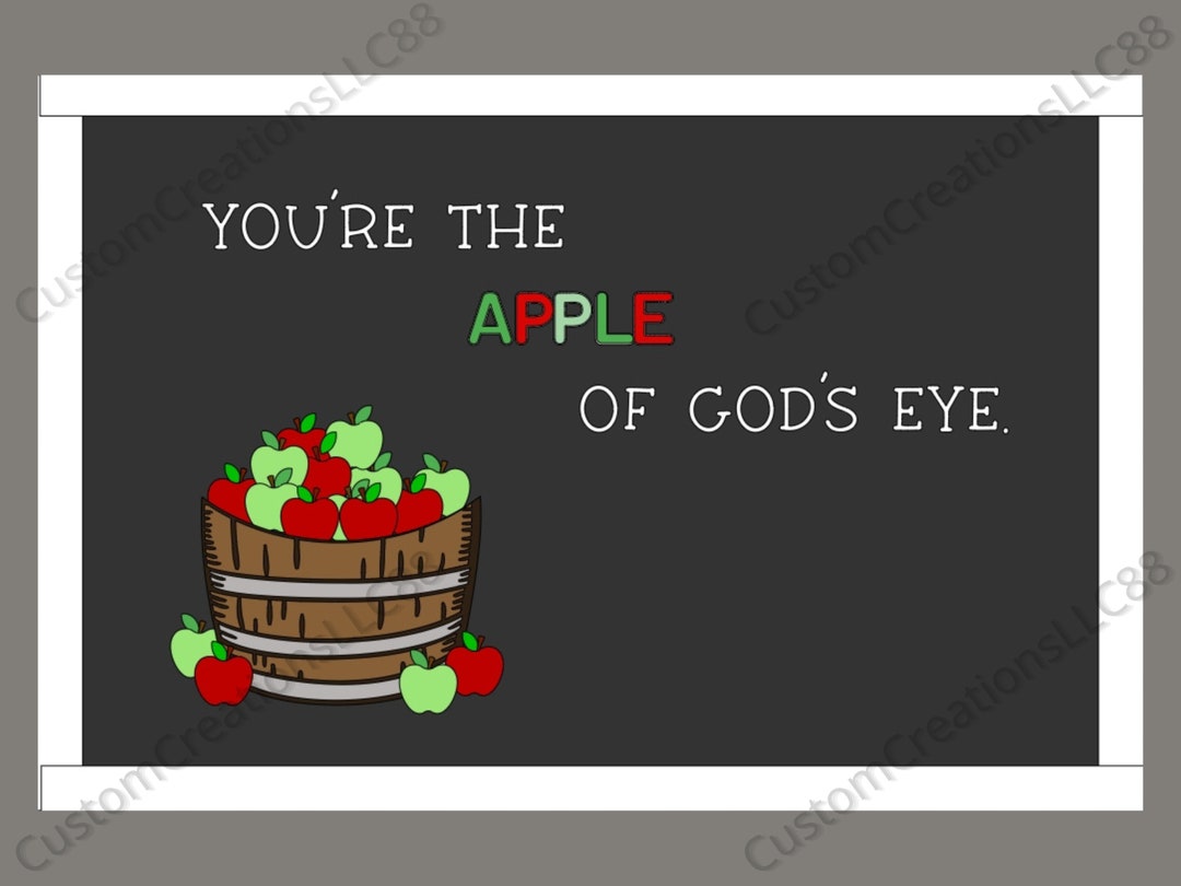Fall Apple God's Eye Bulletin Board Kit / Autumn Religious / VBS/ Awana ...
