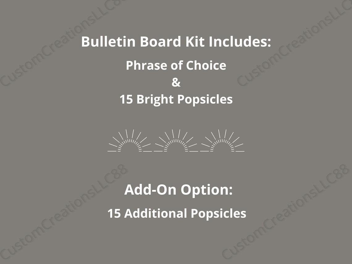 Bright Fun Summer Anything is Popsicle With This Bunch Bulletin Board ...