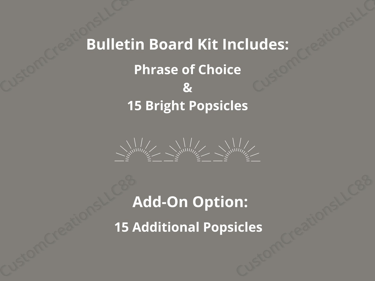 Bright Fun Summer Anything is Popsicle With This Bunch Bulletin Board ...