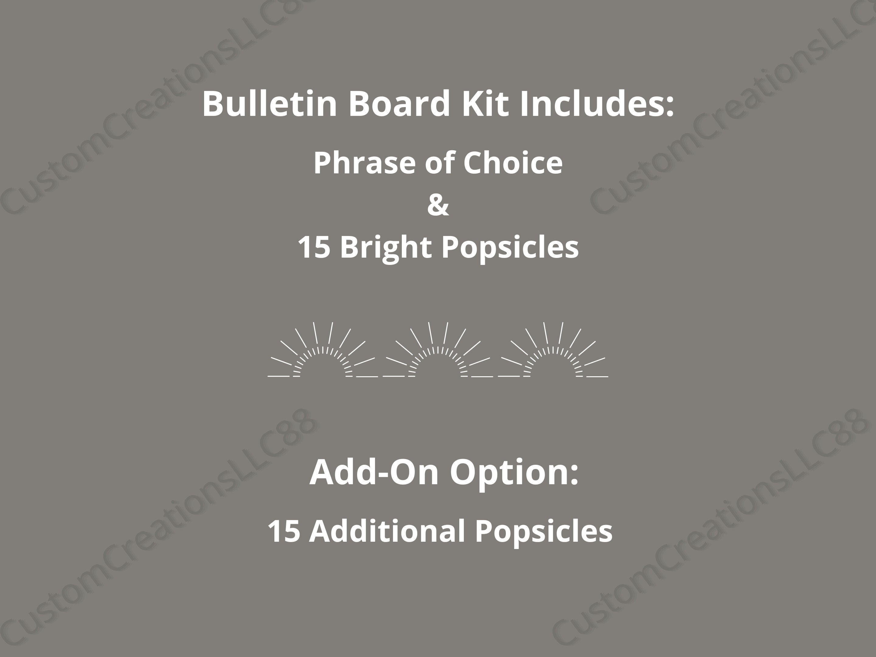 Bright Fun Summer Anything is Popsicle With This Bunch Bulletin Board ...