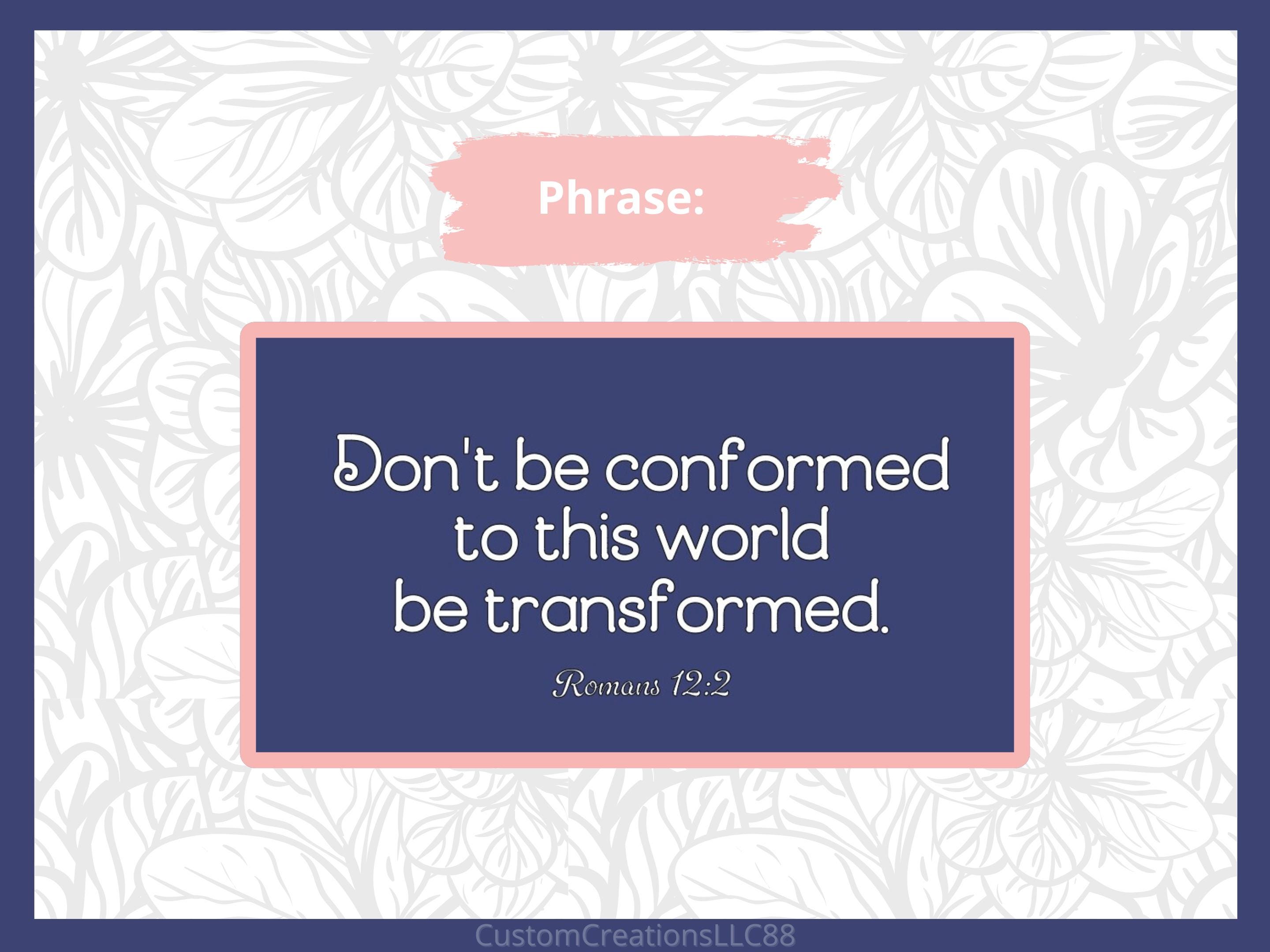 Don't Be Conformed Be Transformed Bulletin Board Kit/spring Butterflies ...