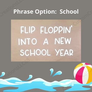 Bright Summer Flip Flop Bulletin Board Kit / VBS/ New School Year/ Flip ...