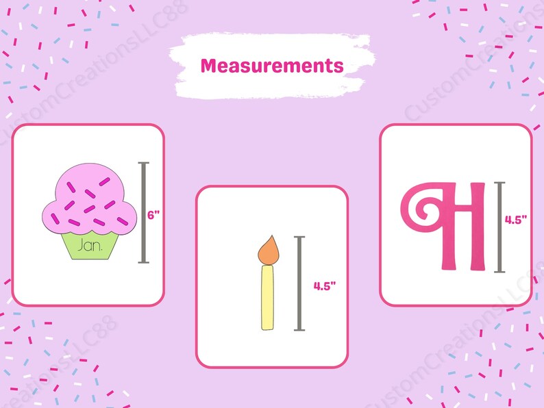 Happy Birthday Cupcake Bulletin Board Kit / Candle/ Back to School ...