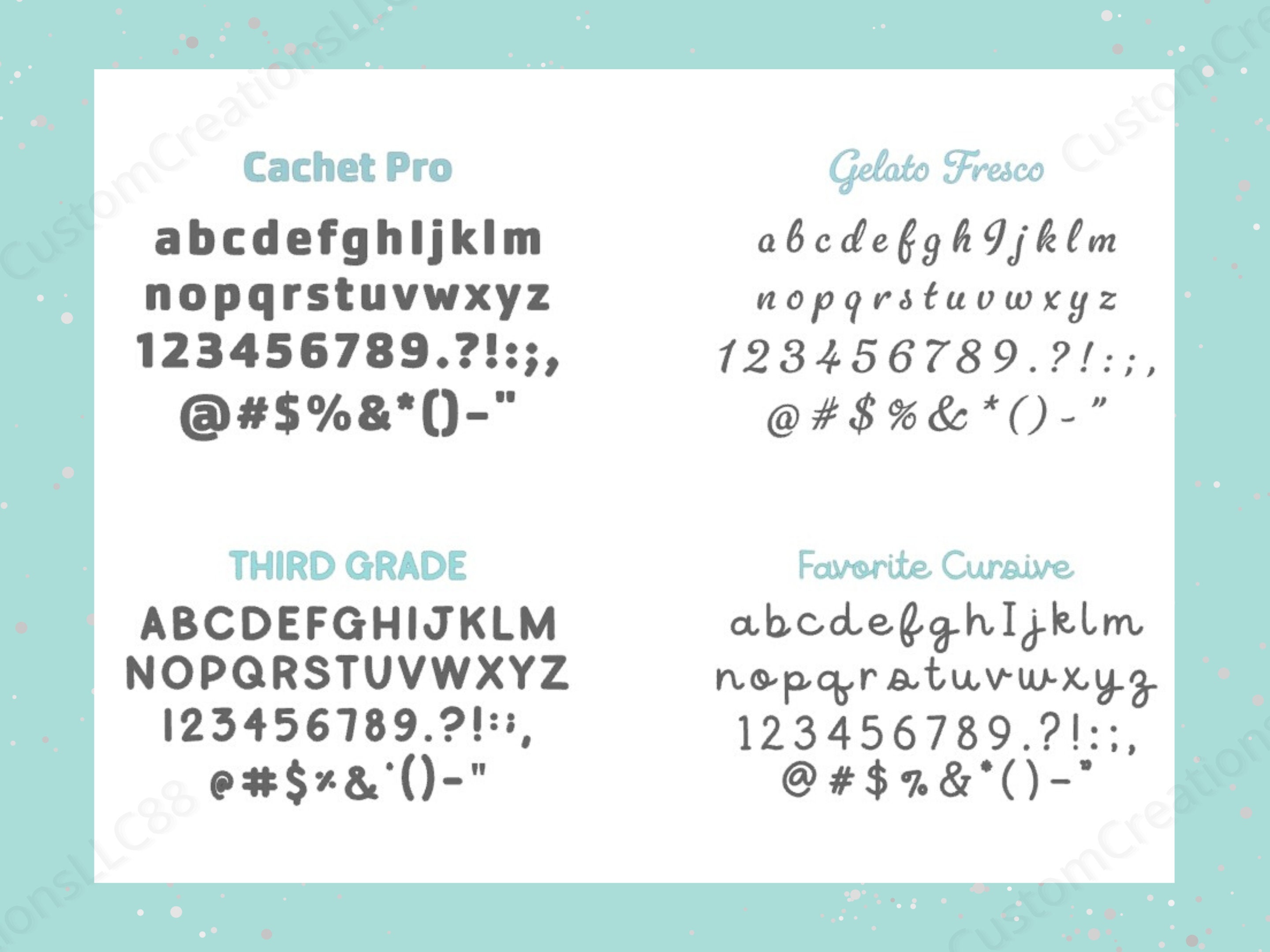 Custom Lettering Bulletin Board Kit / Cardstock Light Pastel Colors ...