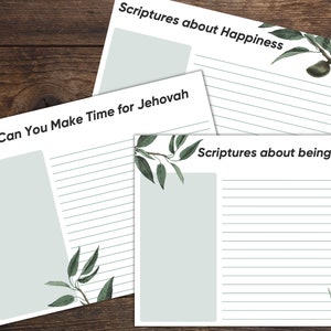 JW Personal Study Topics | 30 & 15 Day Challenges | Spiritual ...