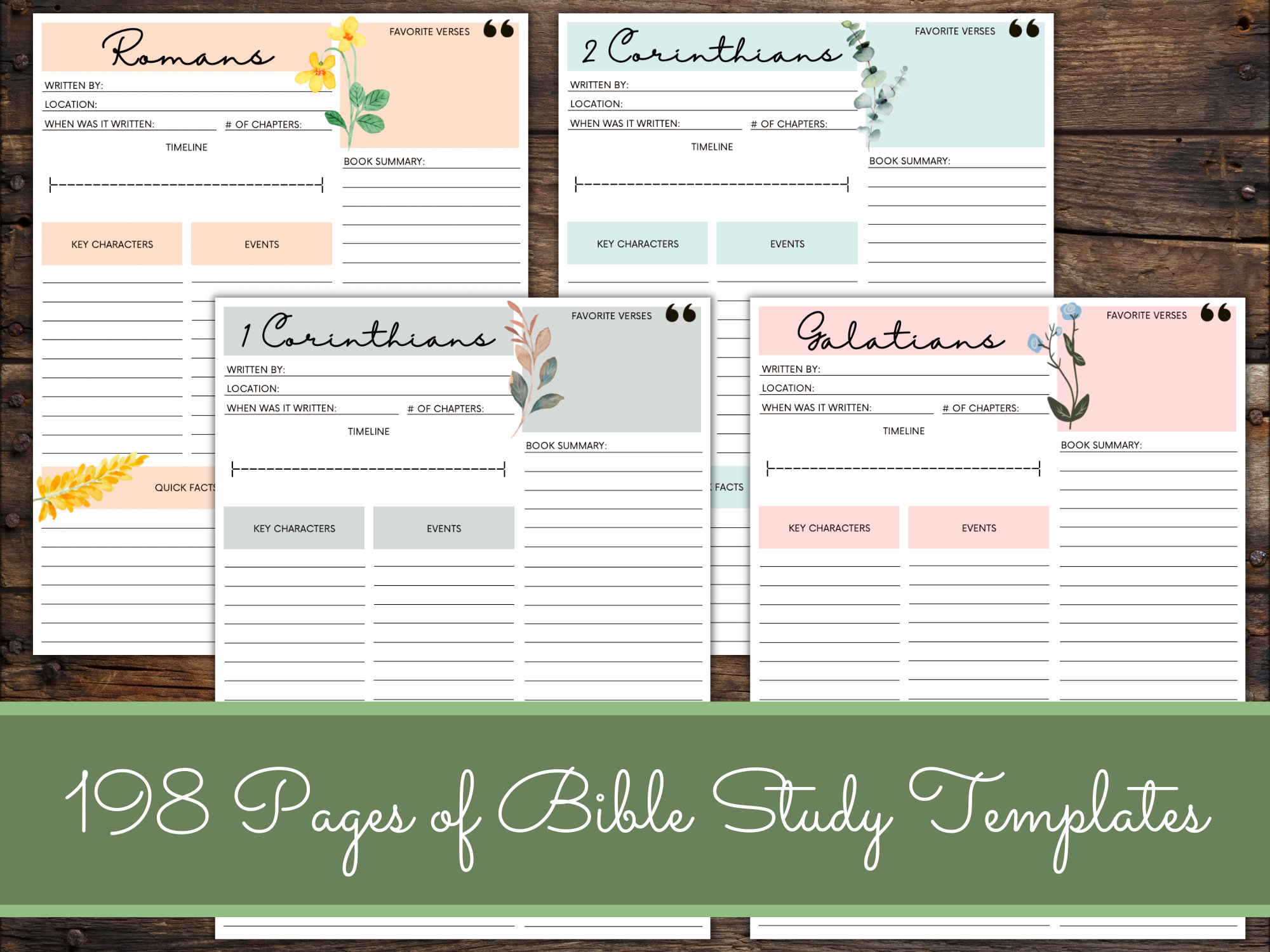 JW Bible Study Note Taking Templates Hyperlinked Study Notes - Etsy Canada