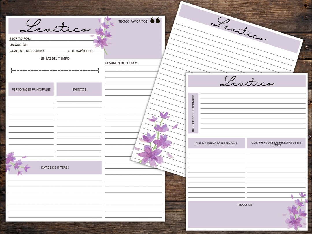 JW Notas De Estudio De La Biblia Testigos De Jehová - Etsy