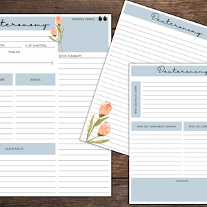 JW Bible Study Note Taking Templates | Hyperlinked Study Notes ...