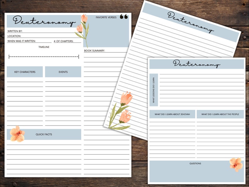 JW Bible Study Note Taking Templates Hyperlinked Study Notes - Etsy Finland