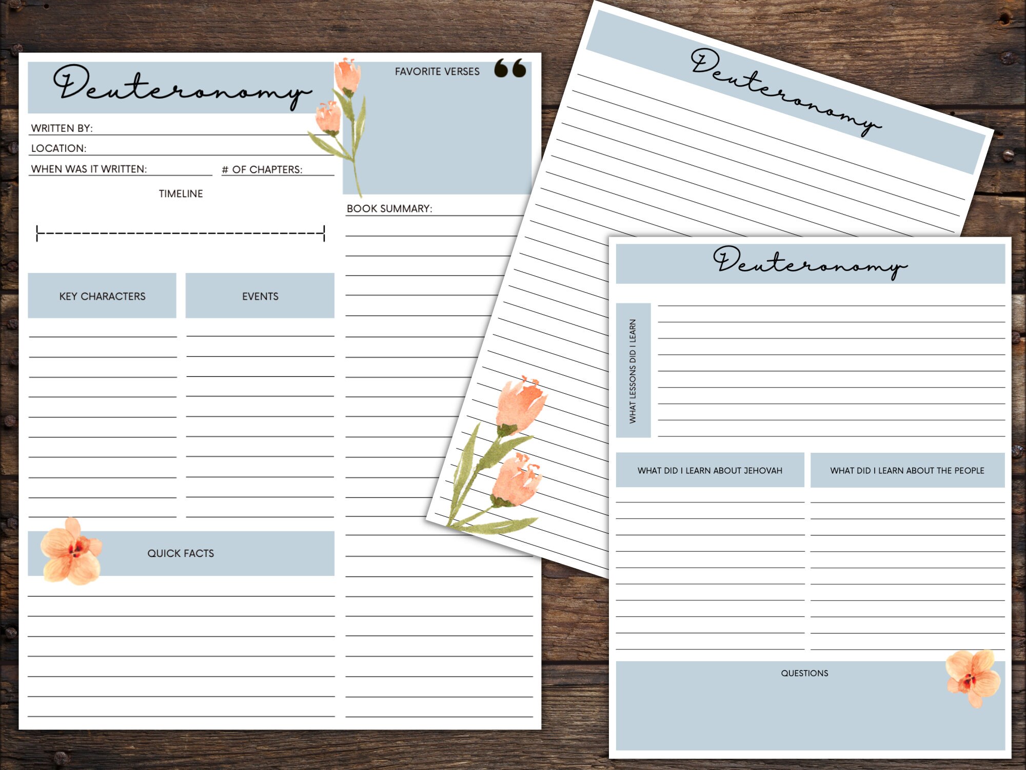 JW Bible Study Note Taking Templates Hyperlinked Study Notes - Etsy