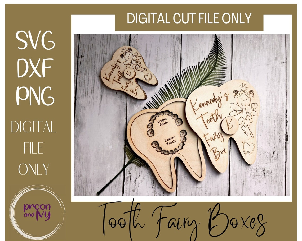 Tooth Fairy SVG, Tooth Fairy Box SVG, Tooth Box SVG, Tooth Fairy ...