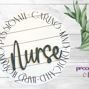 Nurse Sign, Nurse Decorations, Nurse Graduation Gift for Her - Etsy