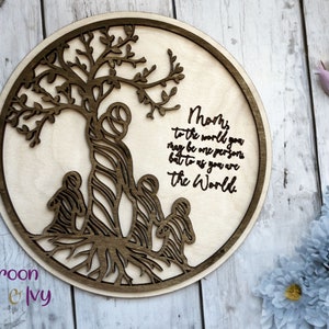 Mother Tree of Life, Tree of Life Sign, Family Tree Gift for Grandma - Etsy