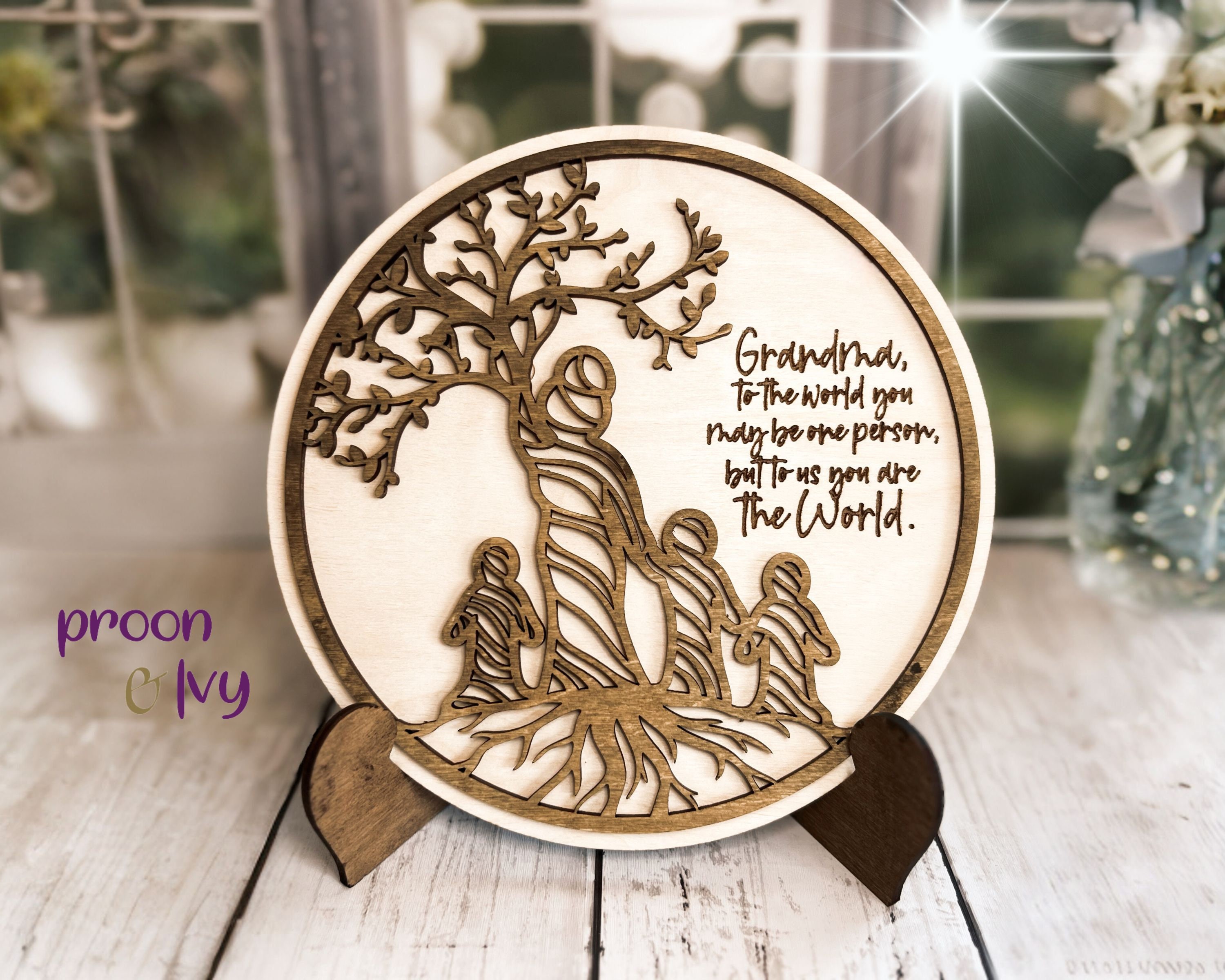 Mother Tree of Life, Tree of Life Sign, Family Tree Gift for Grandma - Etsy