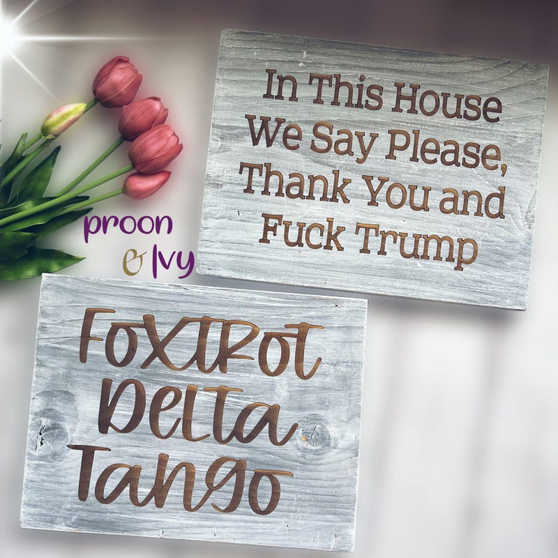 Anti Trump Signs and Flags - Etsy