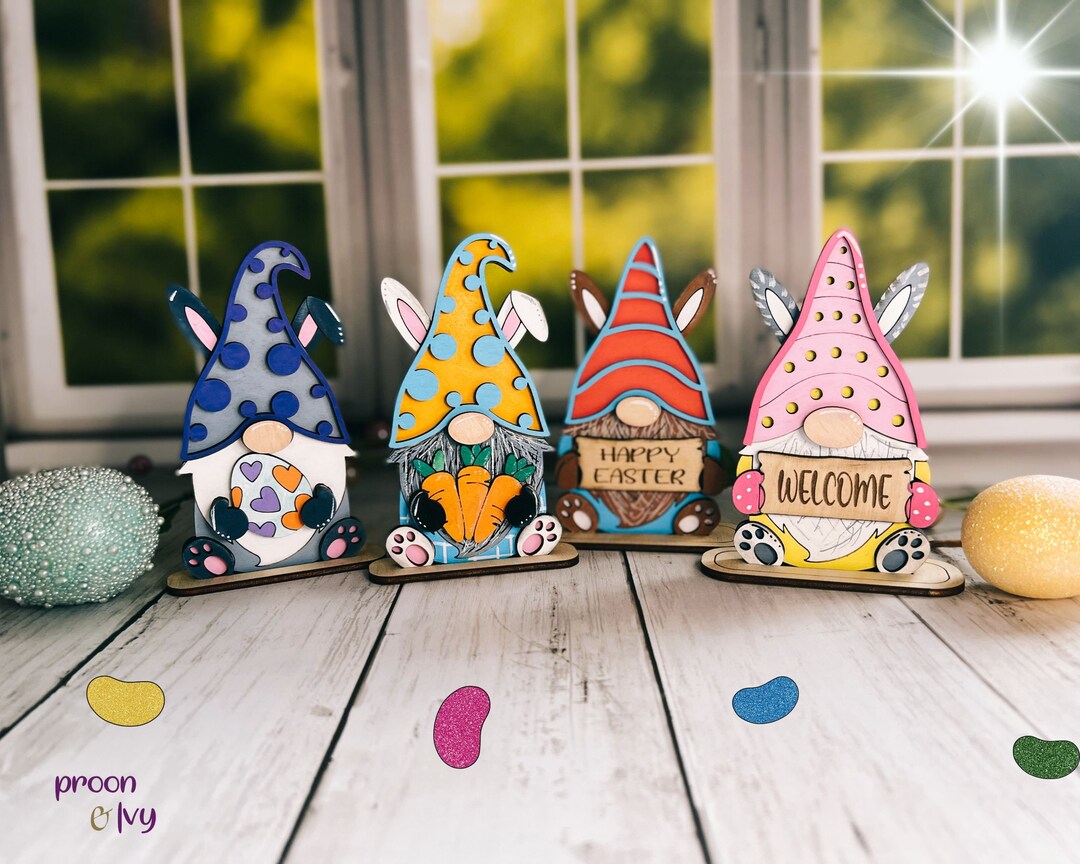 Easter Activities, DIY Easter Kit, Gnome Bunny, Easter Basket Stuffers ...