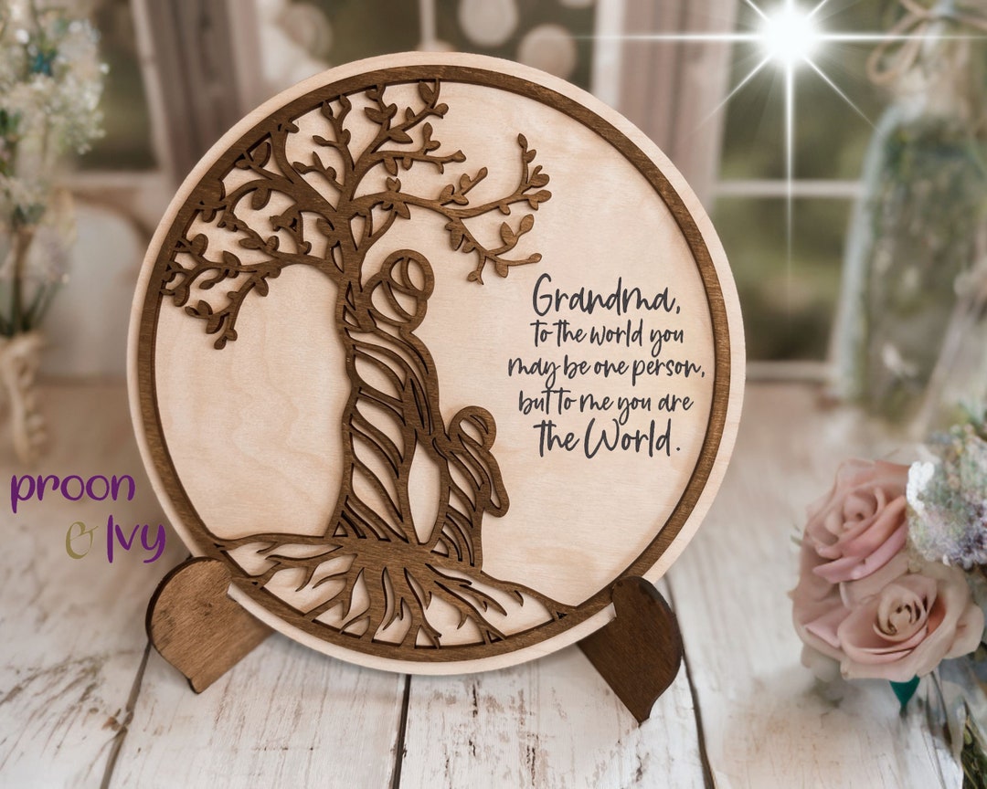 Mother Tree of Life, Tree of Life Sign, Family Tree Gift for Grandma - Etsy