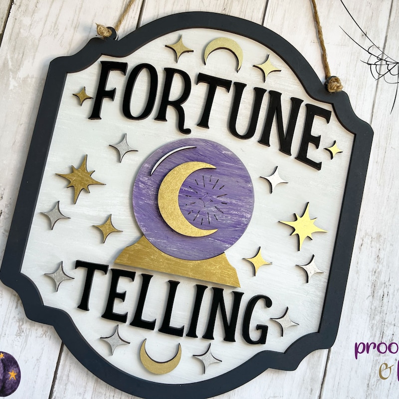 Fortune Teller Sign - Etsy
