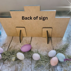 Wooden Block Sign, Easter Wooden Sign, Easter Religious Decor, Spring ...