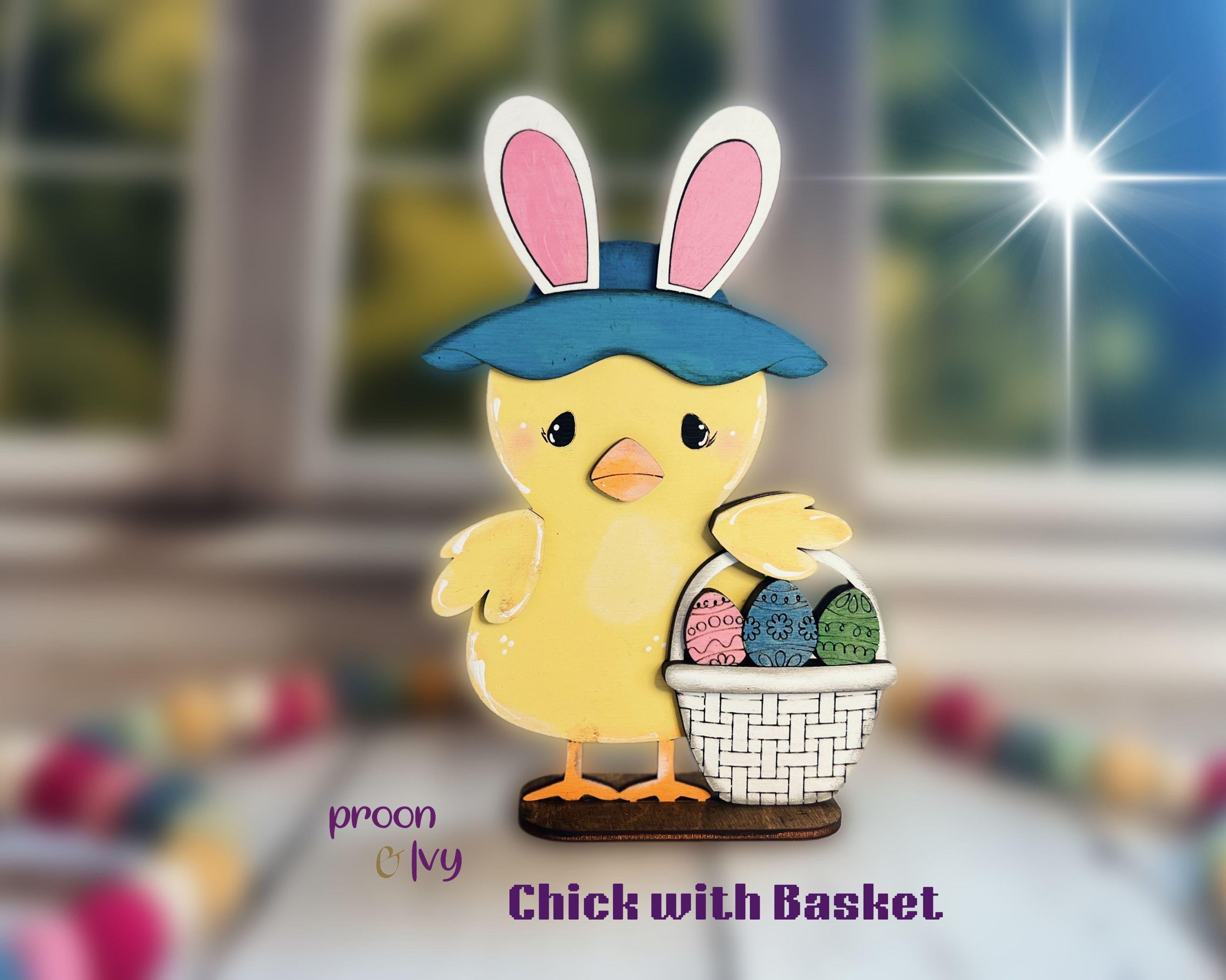 Easter Chicks Standing Shelf Sitters, Spring and Easter Decor, Spring ...
