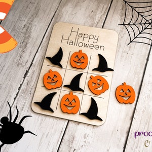 Halloween Class Gifts, Travel Games for Kids, Tic Tac Toe Favors ...