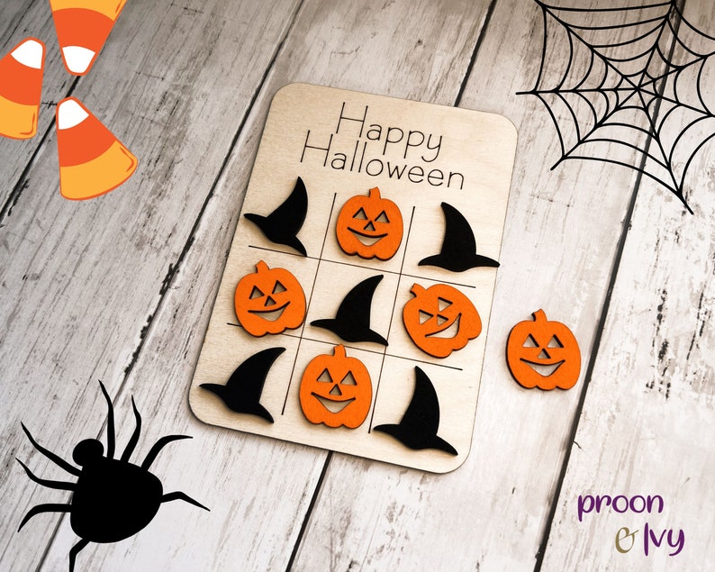 Halloween Class Gifts, Travel Games for Kids, Tic Tac Toe Favors ...