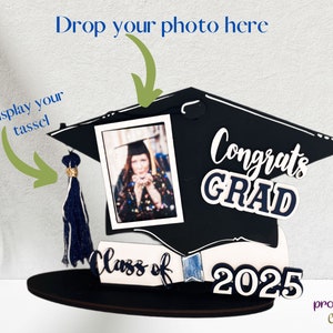 Graduation Picture Frame, Tassel Holder, Graduation 2023 Ideas ...