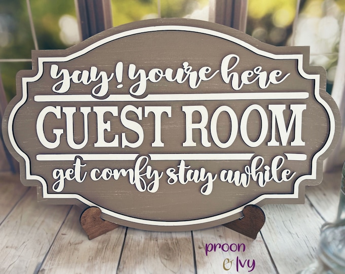 Guest Bedroom Sign - Etsy
