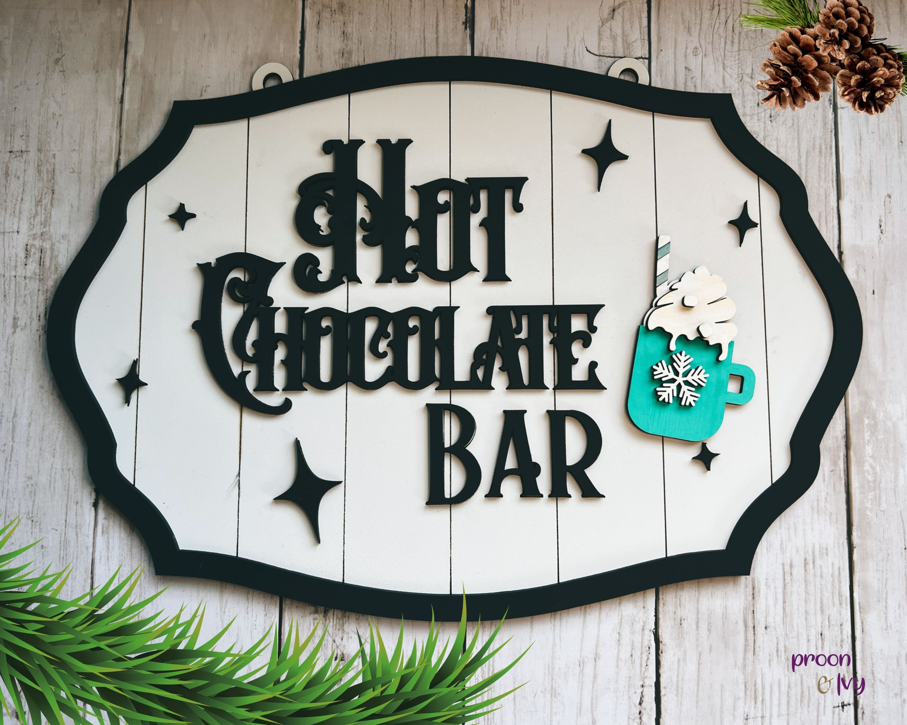 Hot Chocolate Bar Decor Hot Cocoa Bar Acrylic Sign, Hot Cocoa Bar Sign ...