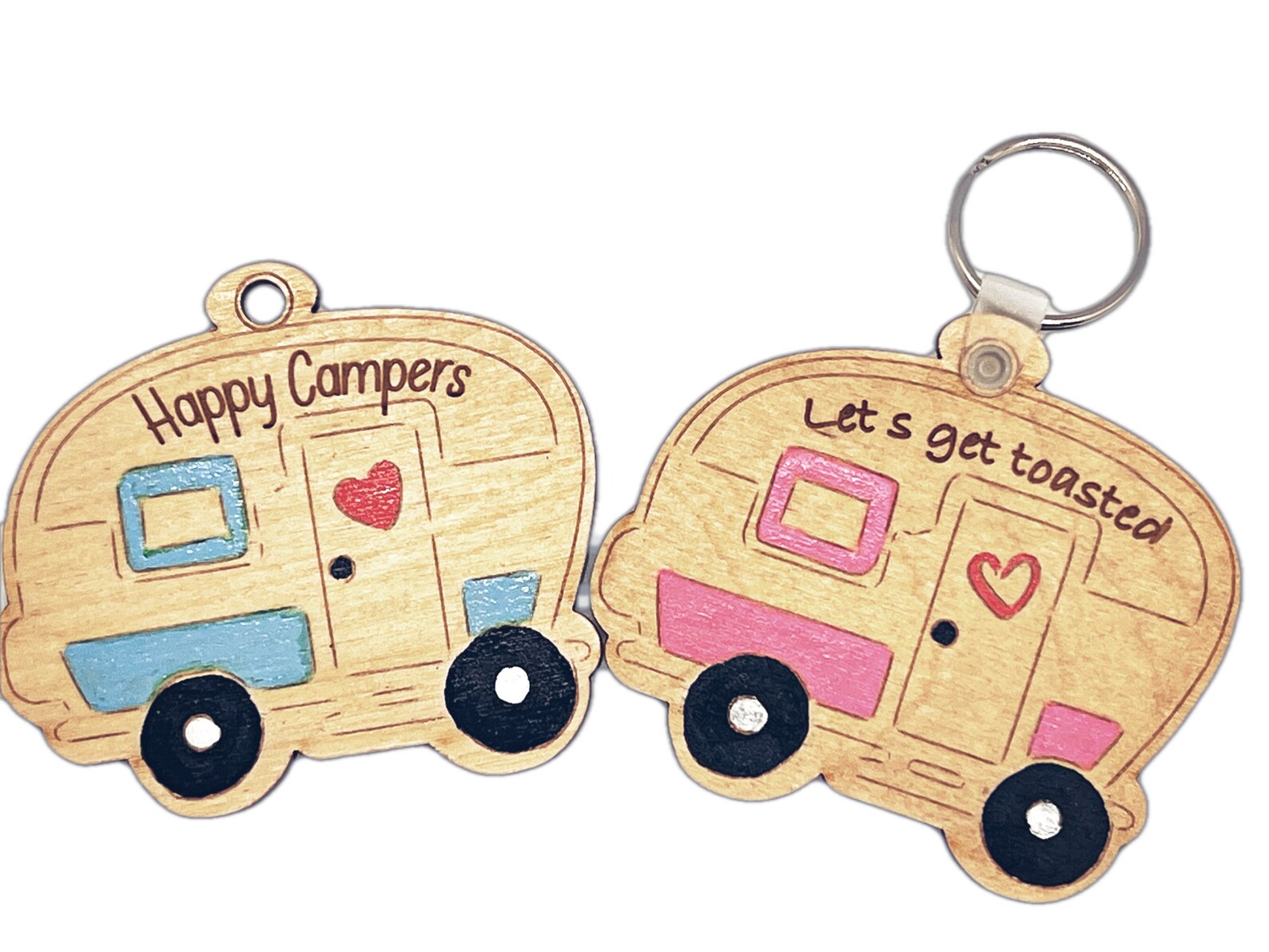 Camping Keychain Funny Camping Sayings Shitters Full - Etsy