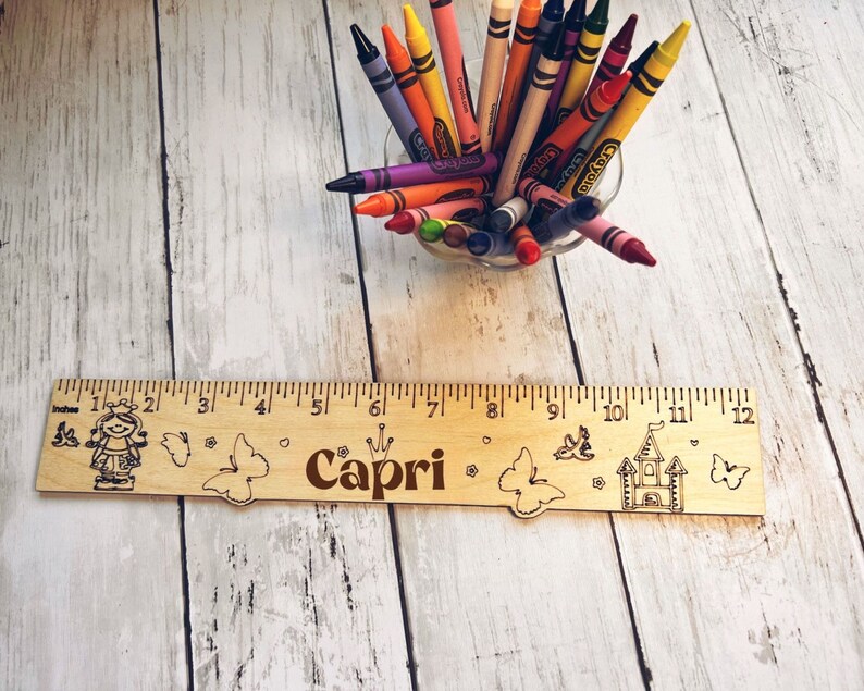 Kids Ruler, Measuring Ruler, Personalized Ruler, Back to School Ruler ...