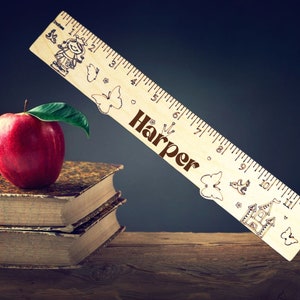 Kids Ruler, Measuring Ruler, Personalized Ruler, Back to School Ruler ...
