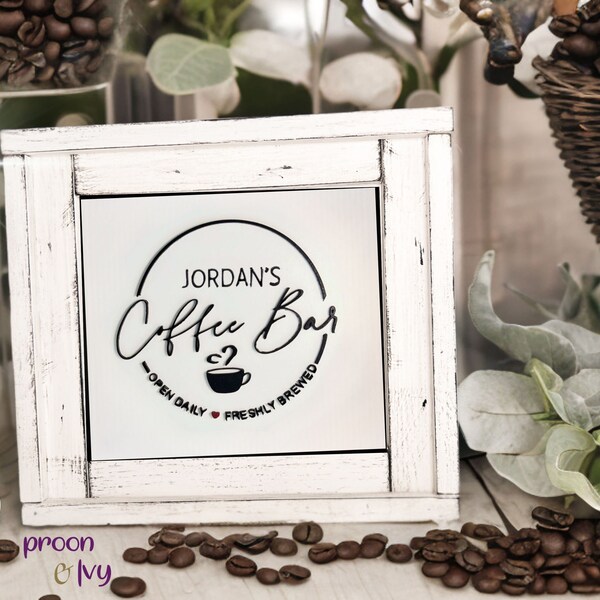 Coffee Bar Shelf - Etsy
