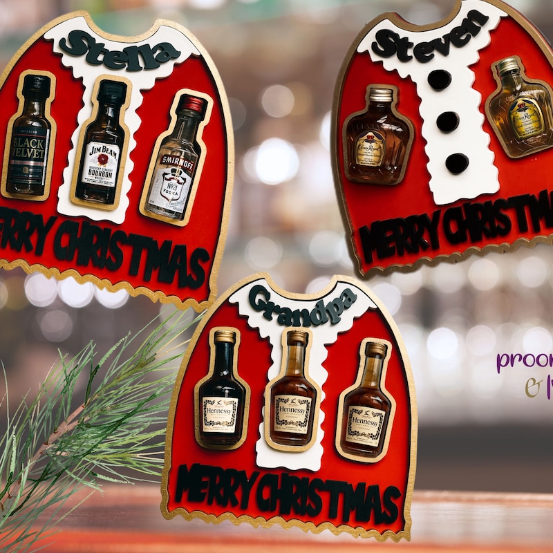 Christmas Mini Alcohol Bottle Gift - 60+ Gift Ideas for 2025