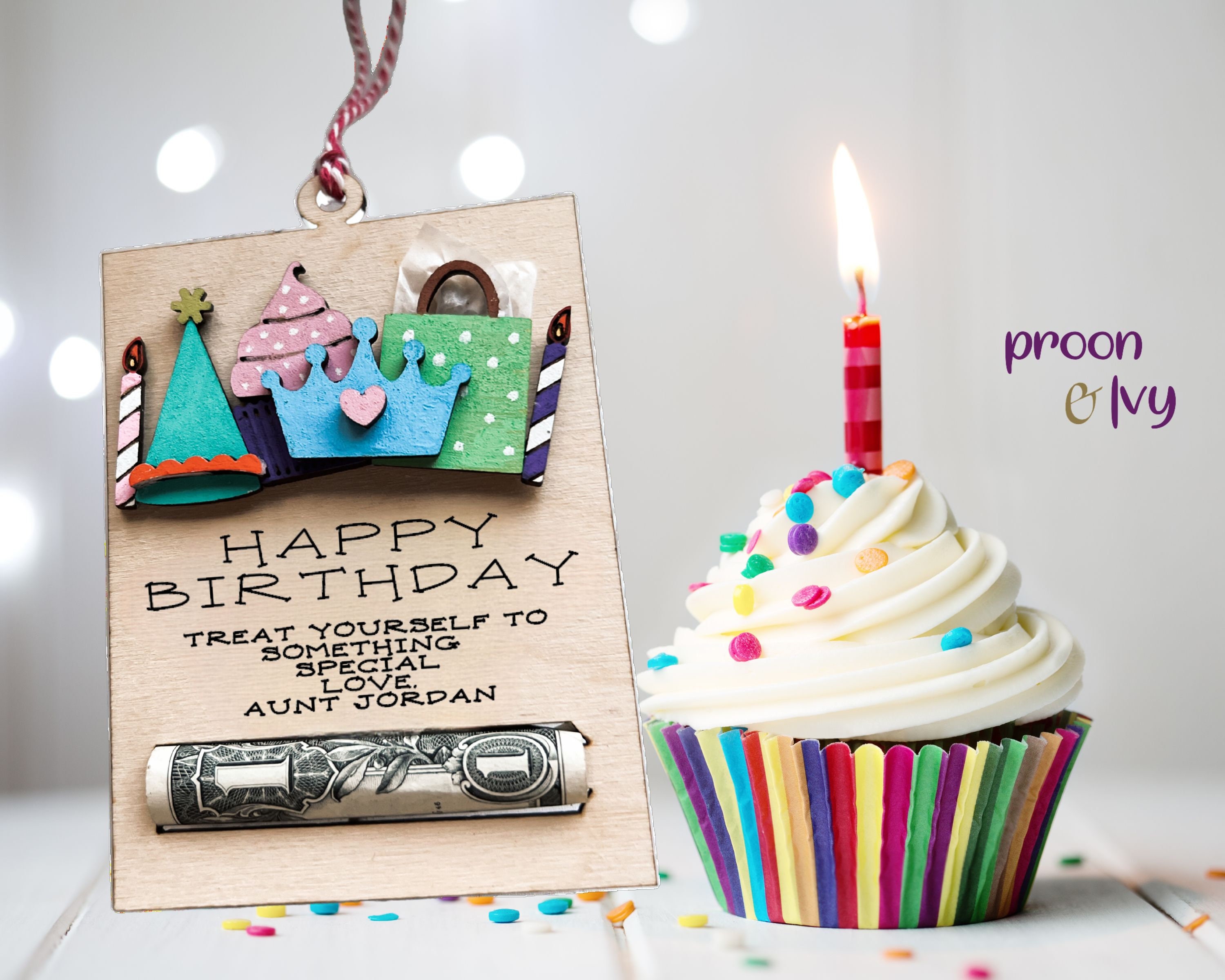 Custom Money Holder, Money Gift Ideas Birthday, Cash Gift Holder - Etsy